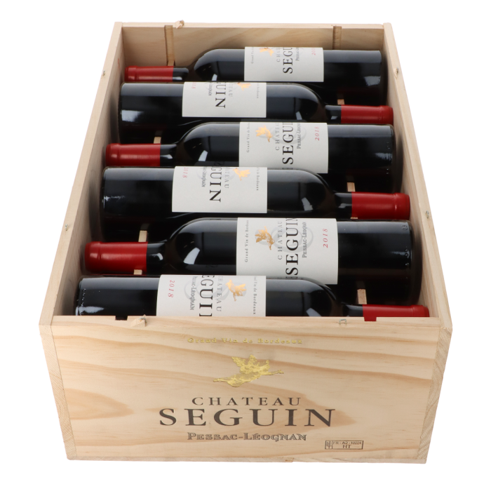 Chateau Seguin 2018 in 12er Holzkiste