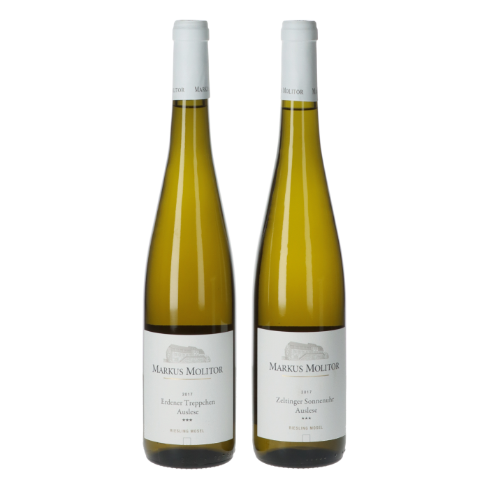 Markus Molitor Auslese ** weiße Kapsel 2017 Horizontale (3 Fl.)